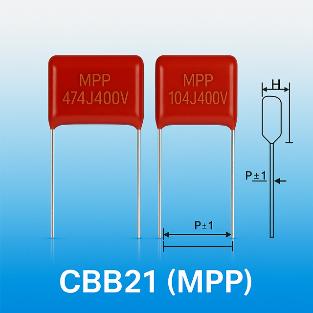 MPP Metallized Polypropylene CBB21 Capacitor 400V from China ...